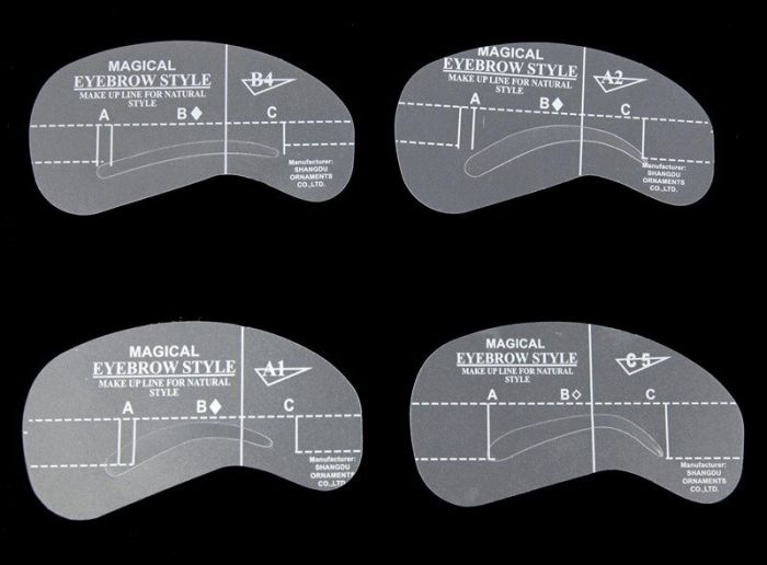 Buy Eyebrow Shaping Stencils (30p Per Card) Online in UK