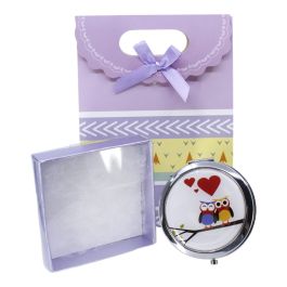 Buy Mother`s Day Boxed Owl Compact Mirror Gift Set Online -Jewellery World