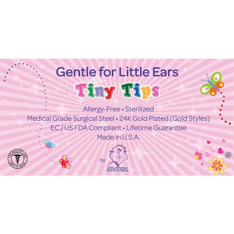 Buy Studex Tiny Tips Stud Earrings Stand (stand plus 72 pairs of earrings) Online -Jewellery World