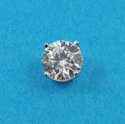 Buy Gents 6mm Round CZ Stud Online in UK