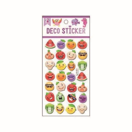 Buy Assorted Embossed Fruit & Veg Stickers (20p per sheet) Online ...