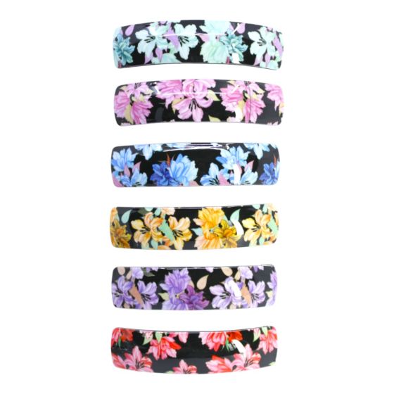 Buy Assorted Ladies Floral French clips. Online in UK