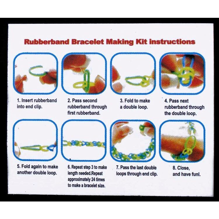 loom bracelet kit instructions